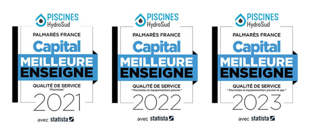 Piscines HydroSud élu pour la 3e fois meilleure enseigne en qualité de ...