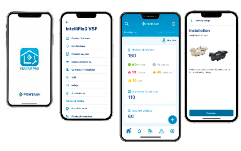 Pentair Pro, l’application de gestion de parc de piscines - Activité ...